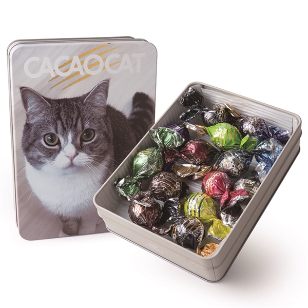 【CACAOCAT】CACAOCAT缶14個入 もちまる＜常温便＞: 鶴屋のバレンタイン｜鶴屋オンラインストア